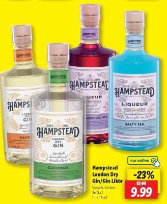 Alle Hampstead gin Angebote - Entdecken Sie das günstigste Hampstead ...