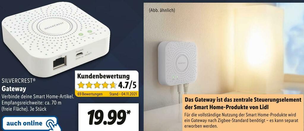 Silvercrest gateway Angebot bei Lidl