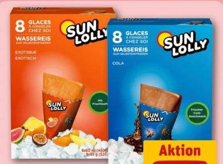 Sun Lolly Wassereis Angebot bei REWE Center