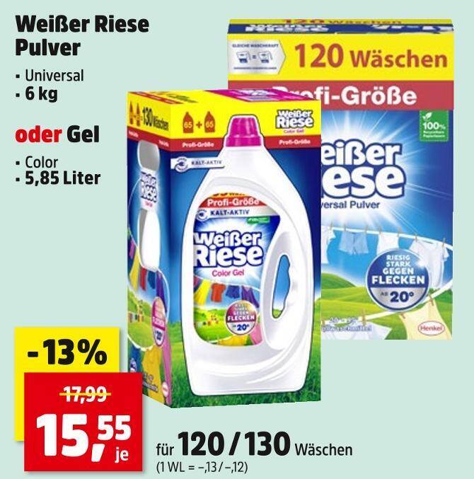 Weißer riese pulver universal Angebot bei Thomas Philipps