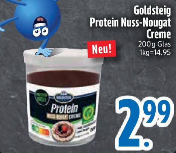 Goldsteig Protein Nuss-Nougat Creme 200 g Angebot bei Edeka