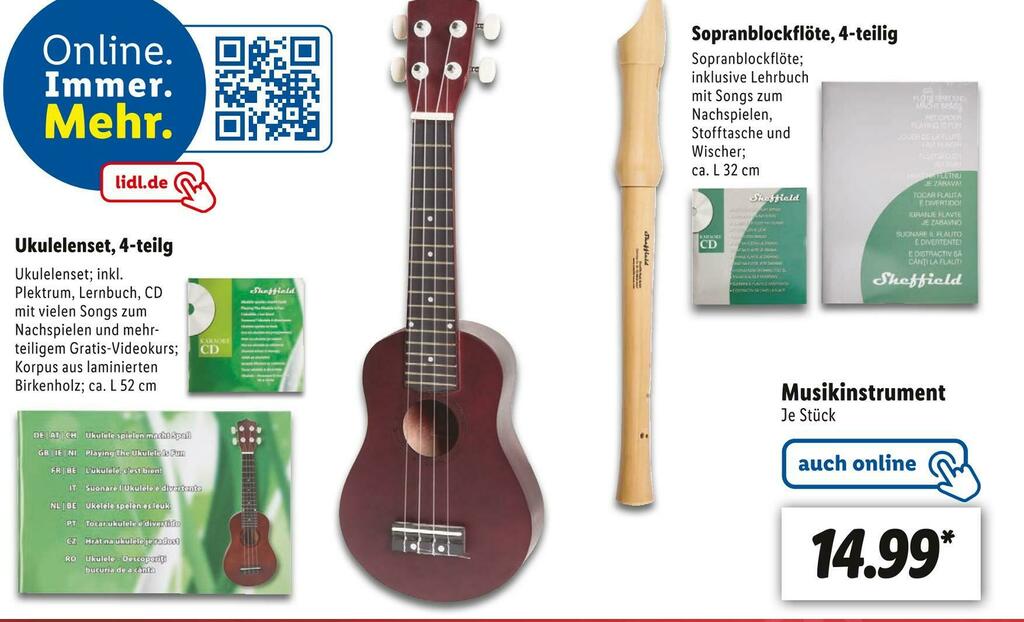 Musikinstrument Angebot bei Lidl