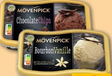 Mövenpick Eis Bourbon Vanille Angebot bei REWE Center