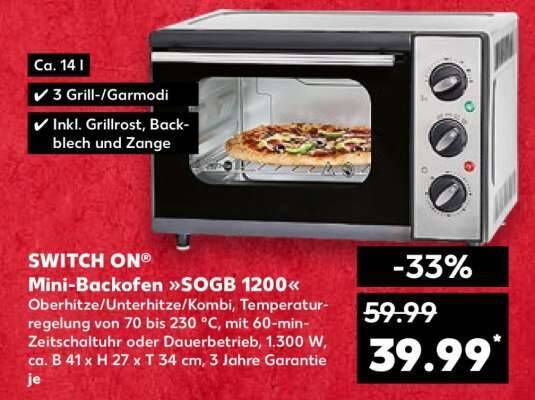 Mini backofen Angebot – aktuelle Angebote und bester Preis