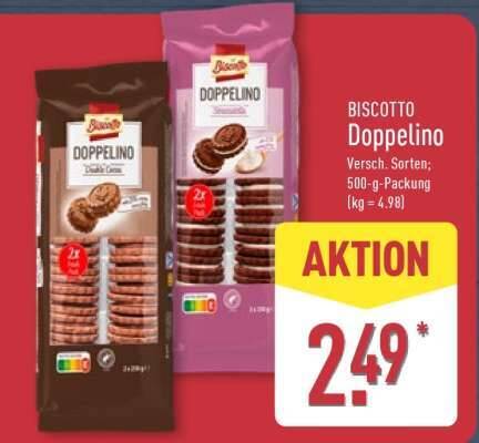 BISCOTTO Doppelino Angebot bei Aldi Nord