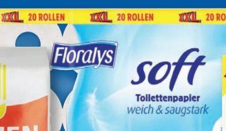 Floralys Toilettenpapier Soft XXL Angebot bei Lidl