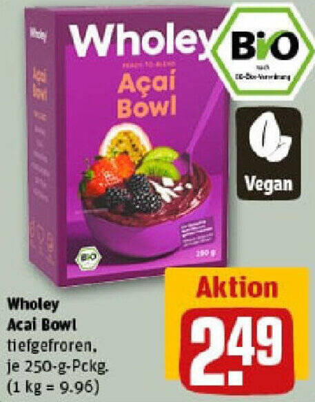 Wholey Acai Bowl 250 g Angebot bei REWE