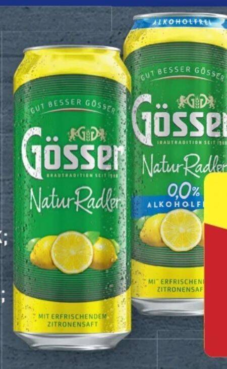 Gösser Natur Radler Zitrone Angebot bei Aldi Nord