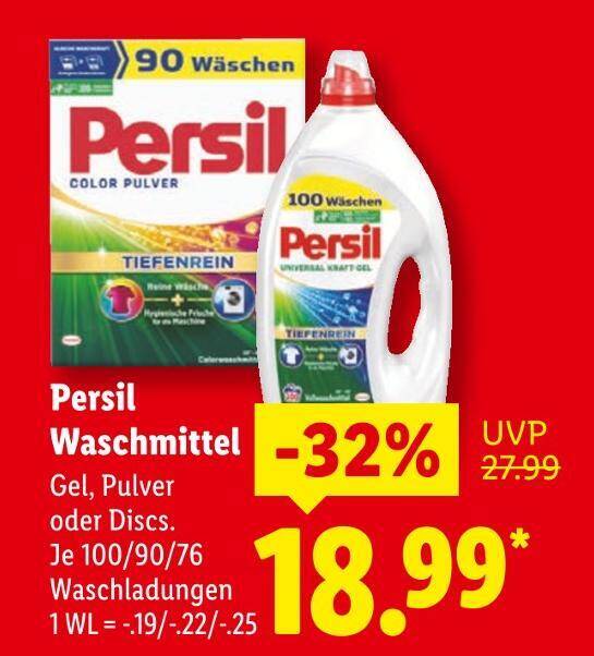 Stilvolle Persil Pulver Angebot Ebenbild