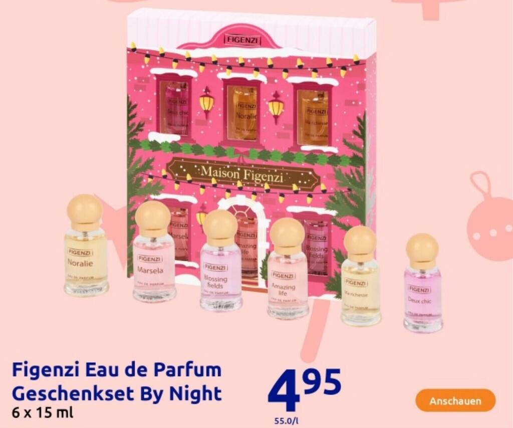Figenzi Eau de Parfum Geschenkset By Night 6 x 15 ml Angebot bei Action