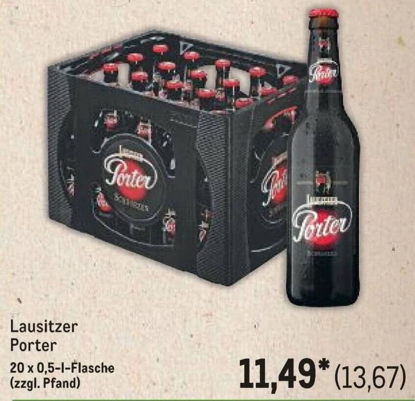 Lausitzer Porter 20*500 ml Angebot bei METRO