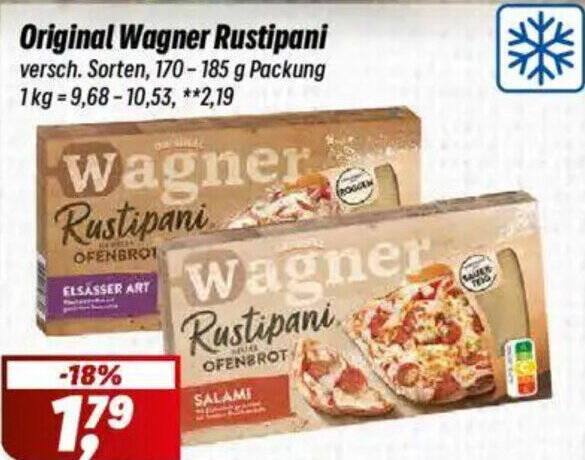 Original Wagner Rustipani 170-185 g Angebot bei Simmel