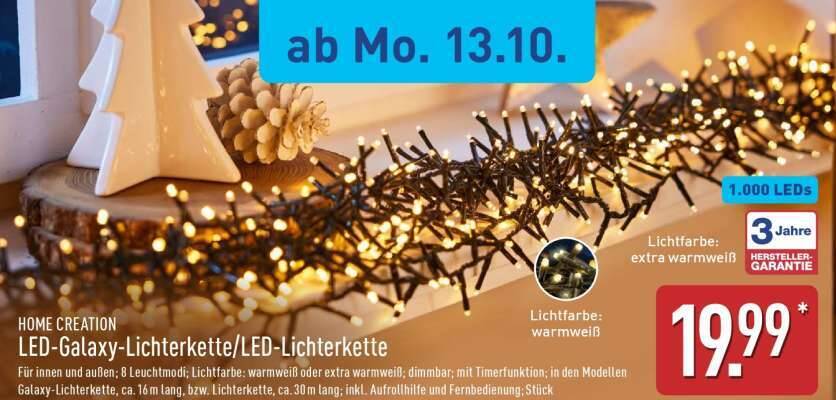 Fabelhafte Aldi Lichterkette 2022 Bilder