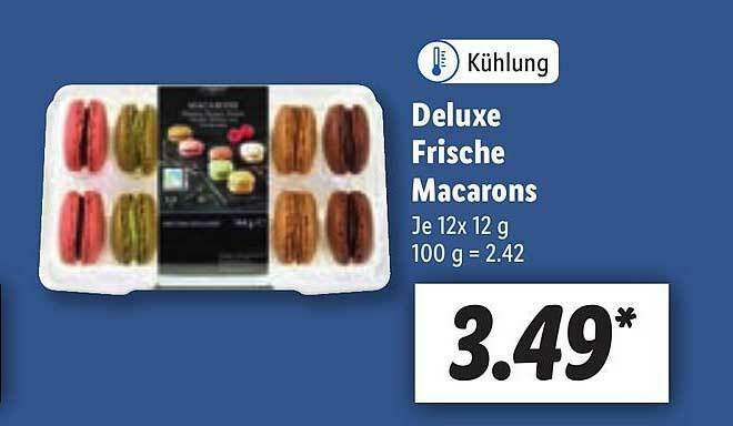 Kühlung Deluxe Frische Macarons Angebot bei Lidl