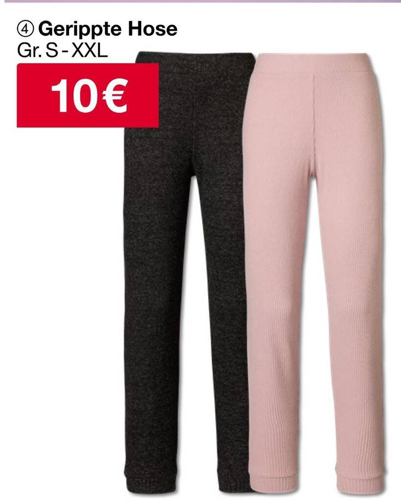 Gerippte hose Angebot bei Woolworth
