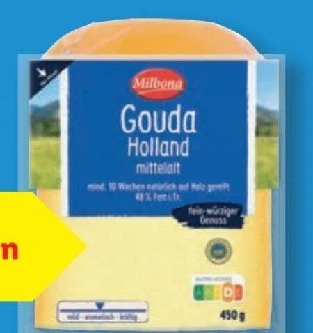 Milbona Gouda Holland Angebot bei Lidl