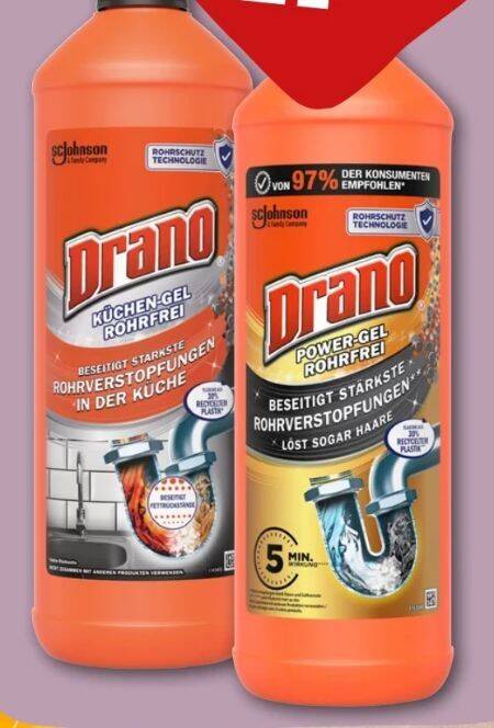 Mr. Muscle Drano Power-Gel Angebot bei REWE Center
