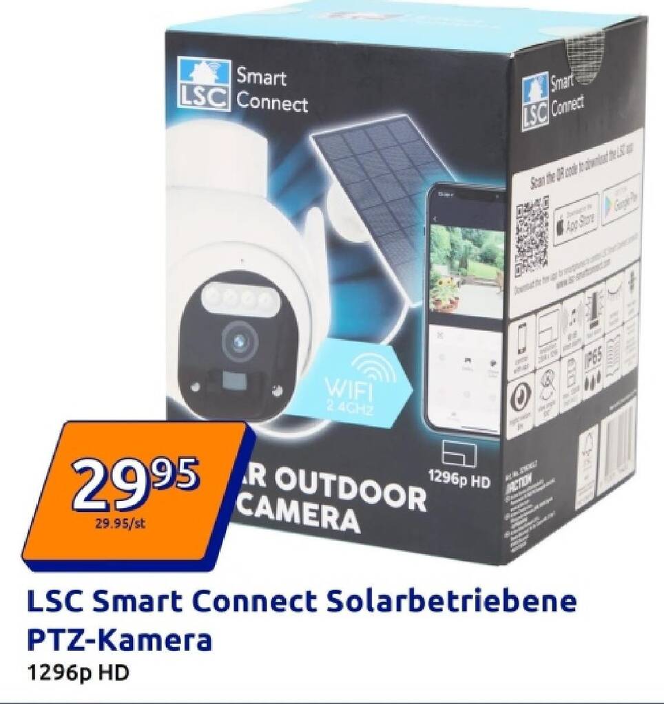 Lsc smart connect solar outdoor camera Angebot bei Action