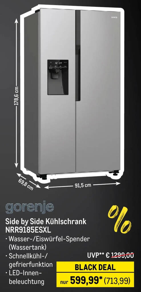 Side By Side Kuhlschrank Gunstig