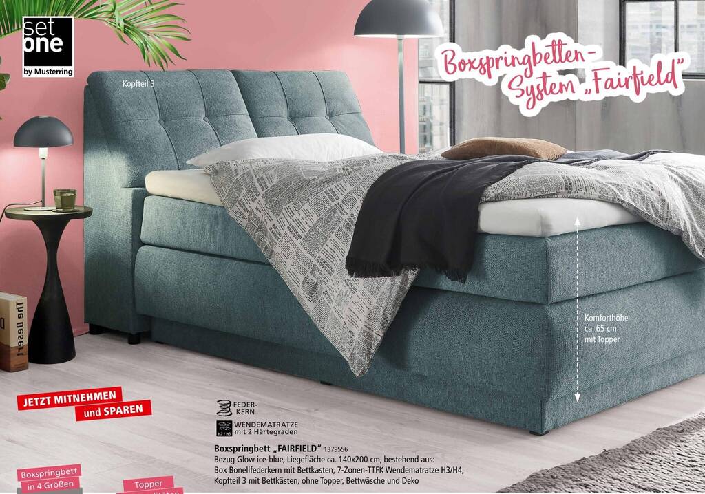 Boxspringbett Set One By Musterring