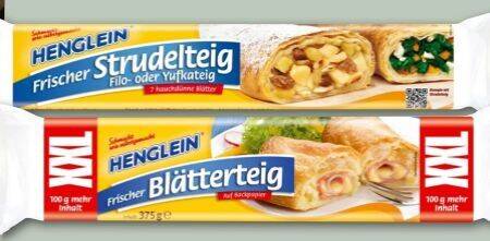 Henglein Frischer Blätterteig XXL Angebot bei REWE Center