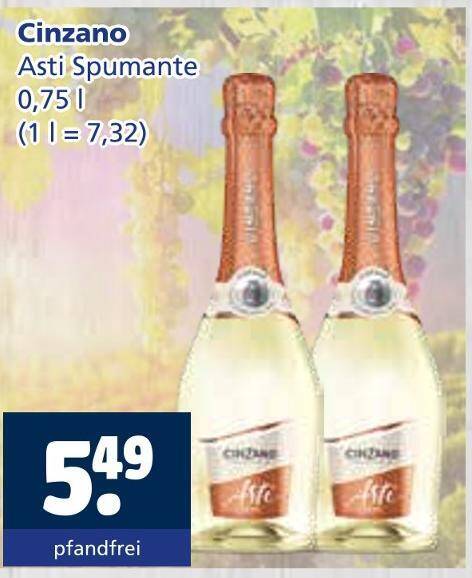 Asti Cinzano Angebot