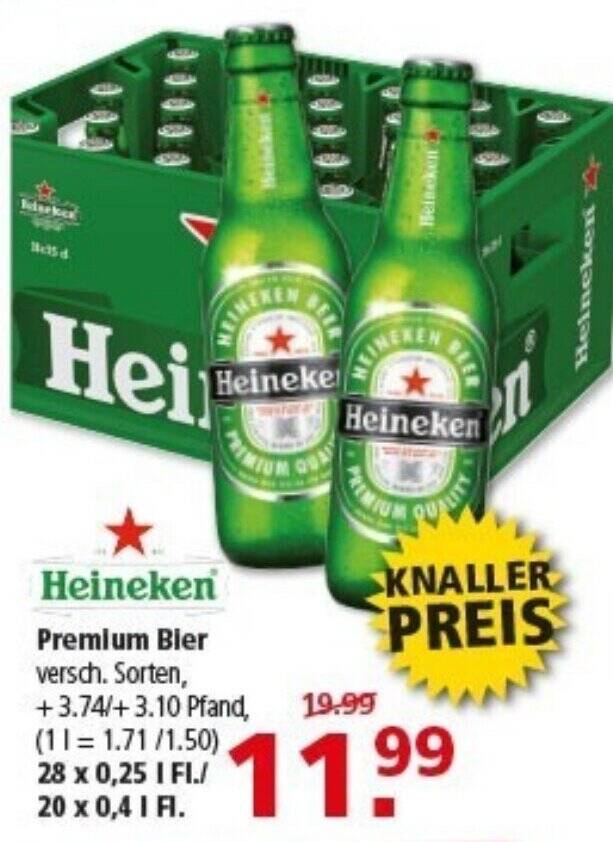 Heineken Premium Bier Angebot bei Multi Markt
