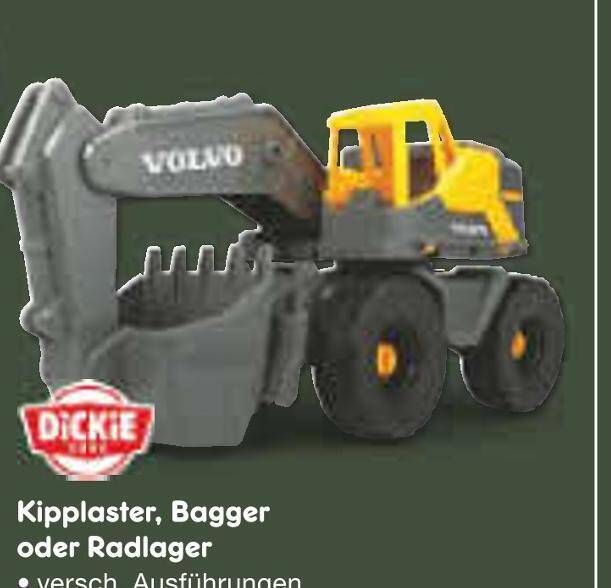 Dickie kipplaster, bagger oder radlager Angebot bei Netto Marken-Discount