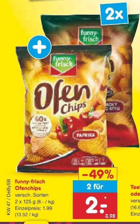 Funny Frisch Ofenchips Angebot bei Netto Marken-Discount