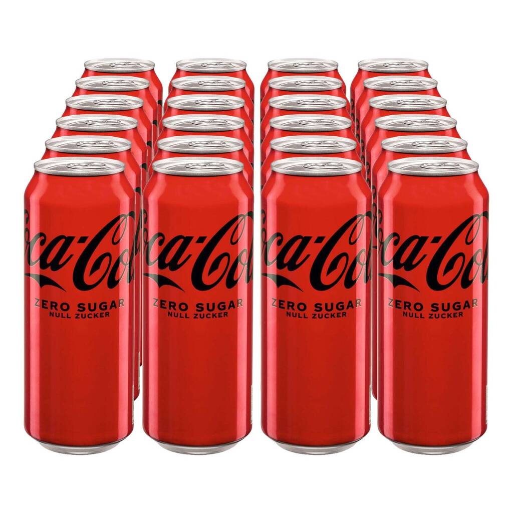 Coca-Cola Zero 0,5 Liter Dose, 24er Pack Angebot bei Netto Marken-Discount