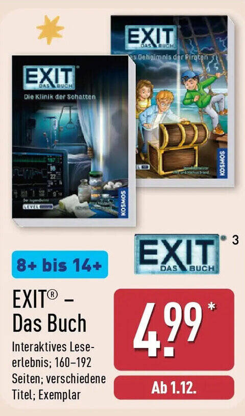 EXIT Das Buch Angebot bei Aldi Nord