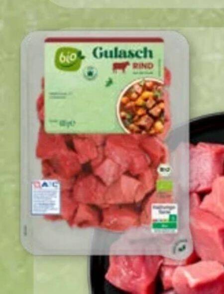 Bio Smiley Rind-Gulasch Angebot bei Aldi Nord