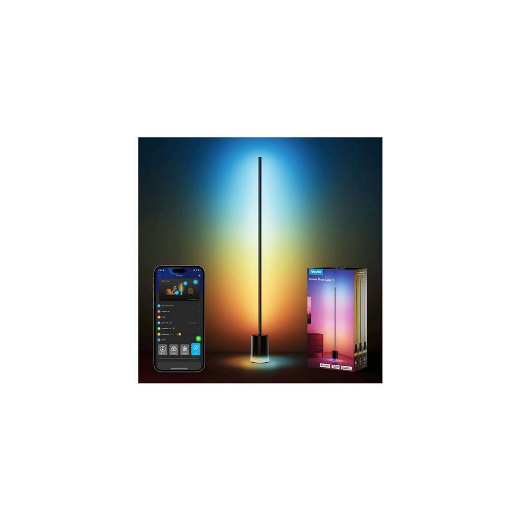 Govee - Lyra LED Stehlampe mit Lampensockel Beleuchtung LED Stehlampe ...