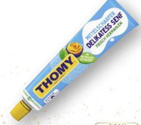 Thomy Mittelscharfer Delikatess Senf Angebot bei Edeka