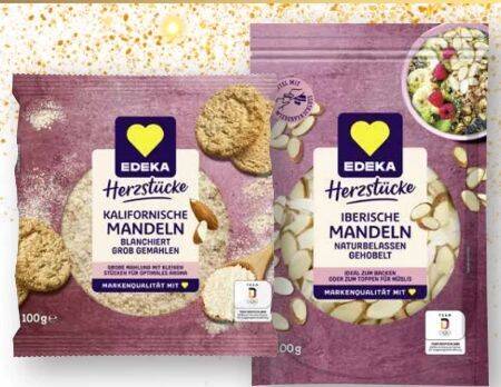 Edeka Herzstücke Kalifornische Mandeln Angebot bei Edeka