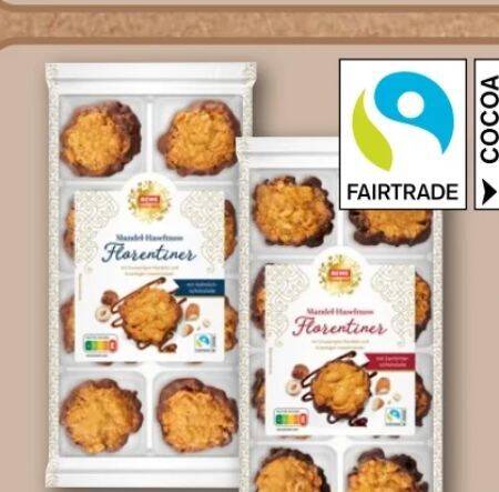 Rewe Feine Welt Mandel-Haselnuss Florentiner Angebot bei REWE