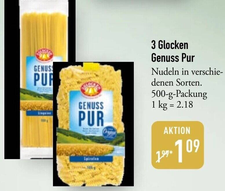 3 Glocken Genuss Pur 500 g Angebot bei Galeria Markthalle