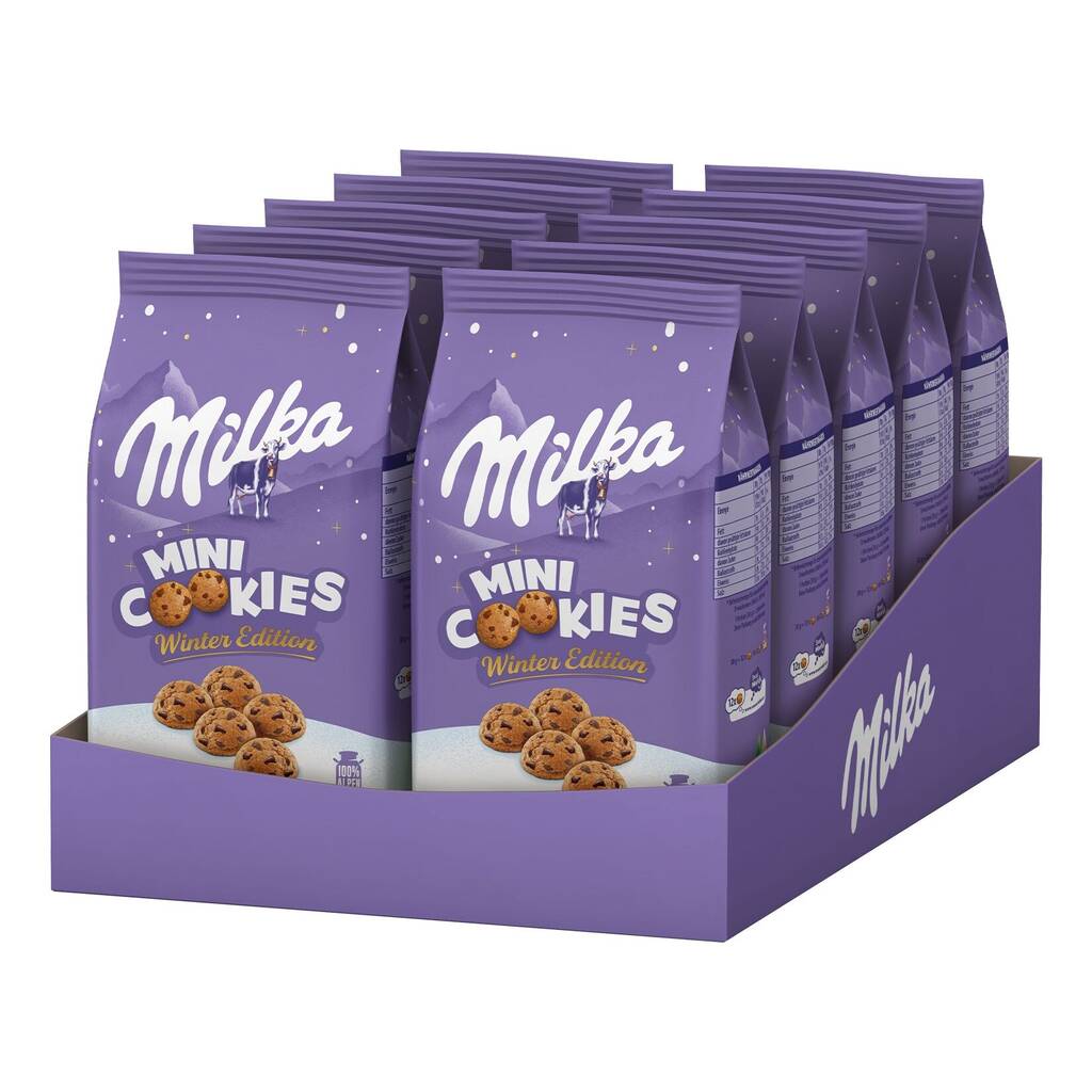 Milka Mini Cookies Winter Edition 250 g, 10er Pack Angebot bei Netto ...
