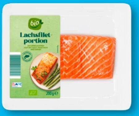 Bio Smiley Bio-Lachsfiletportion Angebot bei Aldi Süd