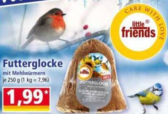 little friends Futterglocke 250 g Angebot bei Norma