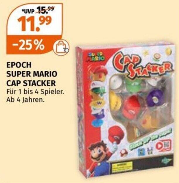 EPOCH SUPER MARIO CAP STACKER Angebot bei Müller