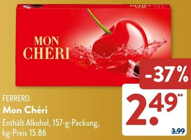 Mon Cherie Angebot