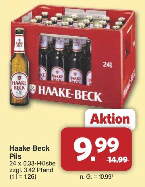 Haake Beck Pils Angebot bei Famila Nord West