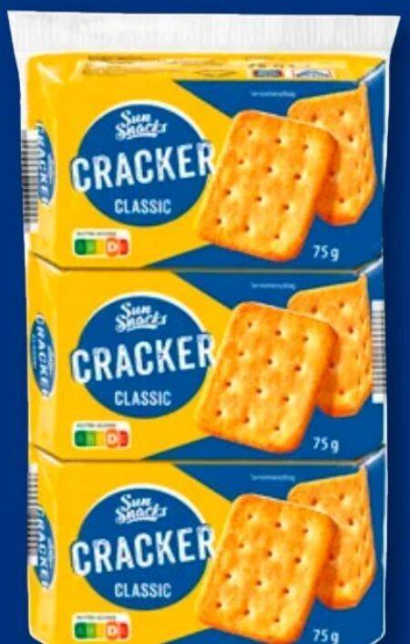 Sun Snacks Cracker Classic 0.225 kg Angebot bei Aldi Süd