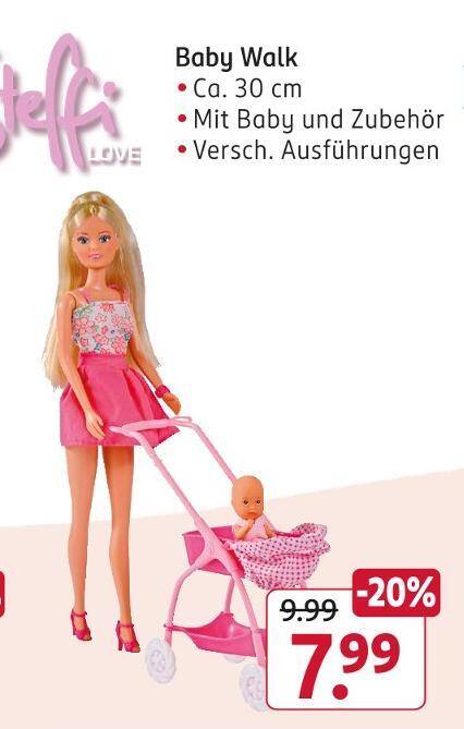 Steffi love baby walk Angebot bei Rossmann