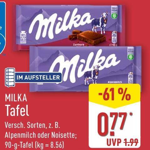 Elegantes Milka Angebot Diese Woche Ebenbild