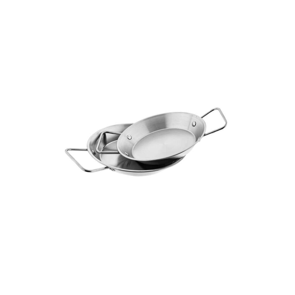 BratpfanneDoppelgriff Paellapfanne Metalltablett Edelstahl Angebot bei ...