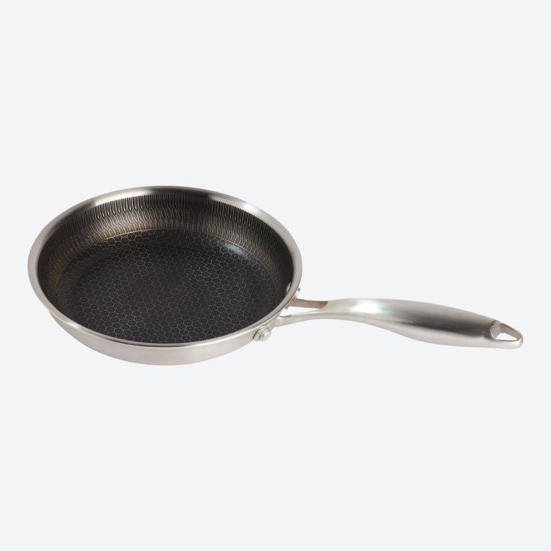 Edelstahlpfanne mit Wabenstruktur Angebot bei NKD
