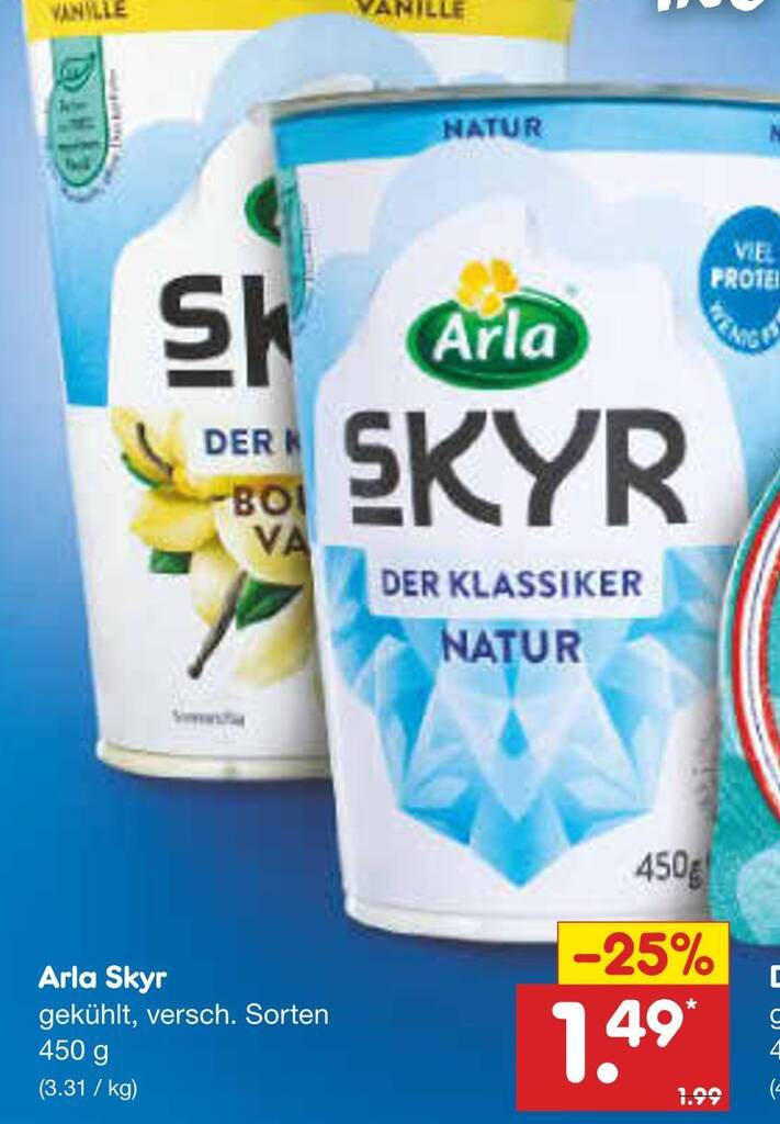 Arla skyr natur Angebot bei Netto Marken-Discount