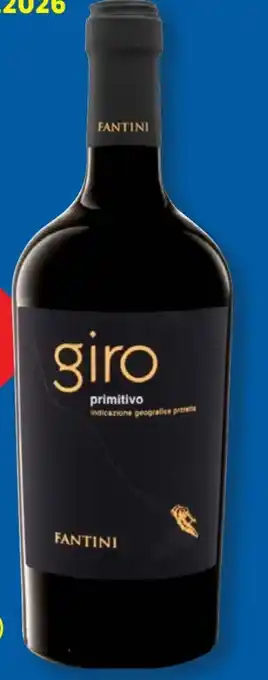 Fantini Giro Primitivo Puglia vegan 0.75 l Angebot bei Lidl